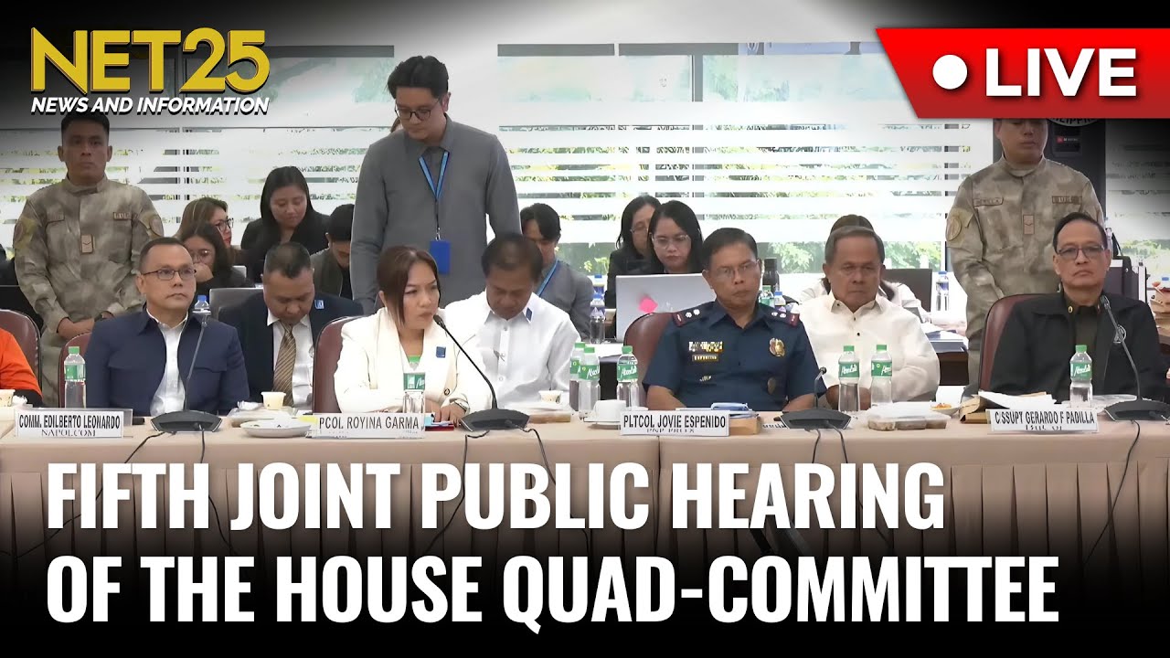 FIFTH JOINT PUBLIC HEARING OF THE HOUSE QUAD-COMMITTEE | SEPTEMBER 12 ...