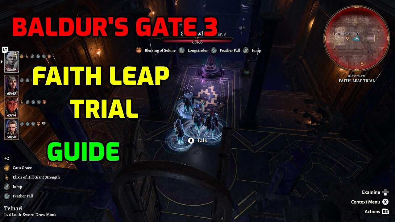 Faith Leap Trial Guide Bg3│How to Complete faith leap trial (Baldur's ...