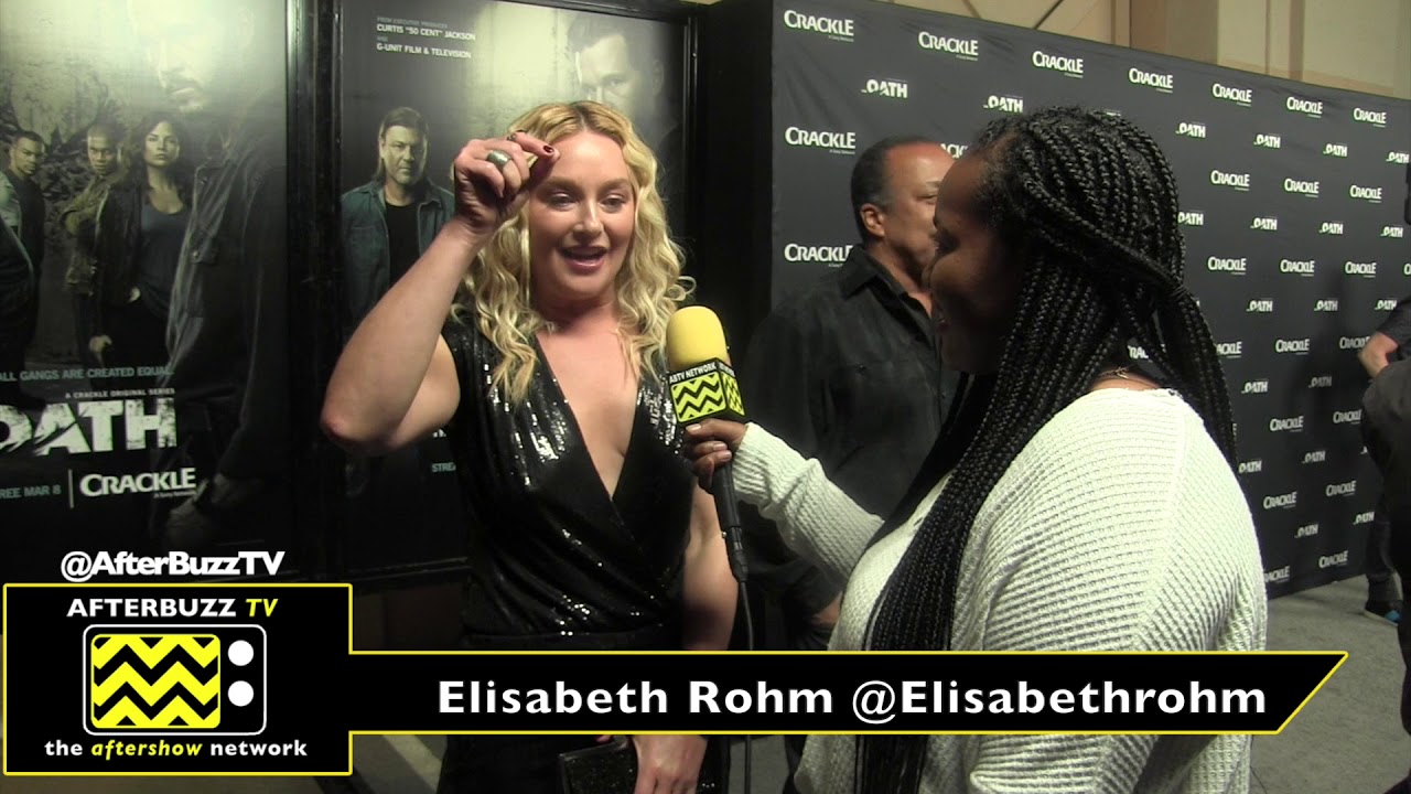 Nakia Monet interviews Elisabeth Rohm at Crackle's The Oath premiere ...