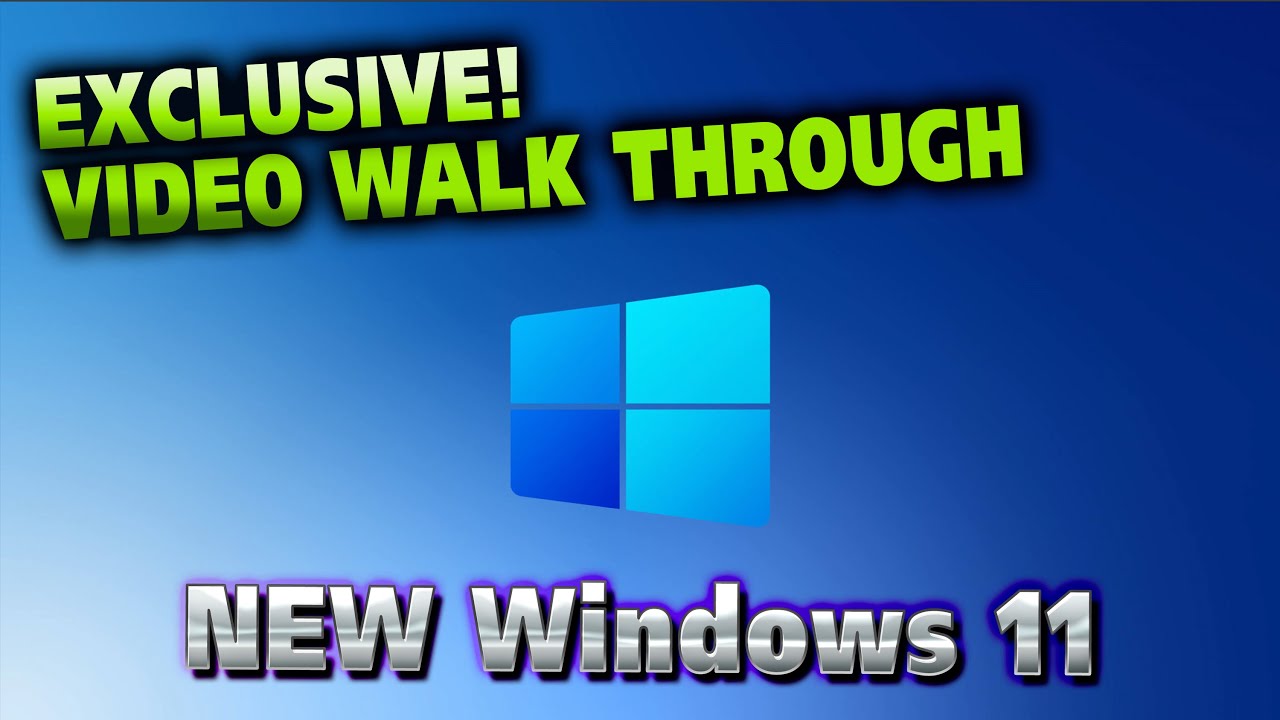 Microsoft Windows 11 Live Video Walk Through - Live Leaked Footage of ...