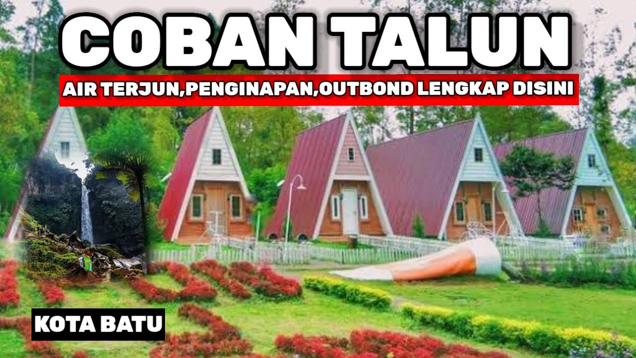 COBAN TALUN BATU MALANG - AIR TERJUN DAN OUTBOND LENGKAP DISINI - YouTube