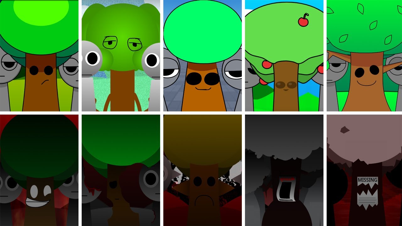 Incredibox - Sprunki but ONLY MR TREE in ALL Different Mods - YouTube