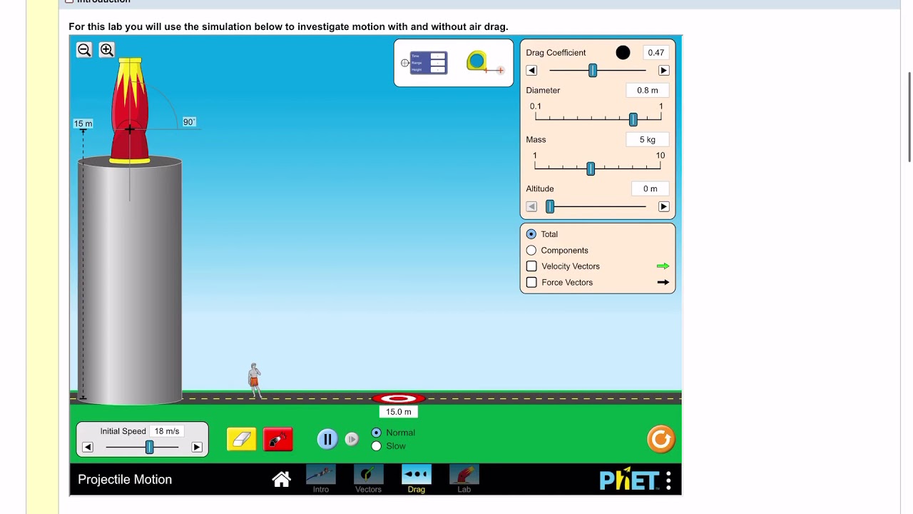 Air Drag Lab - YouTube