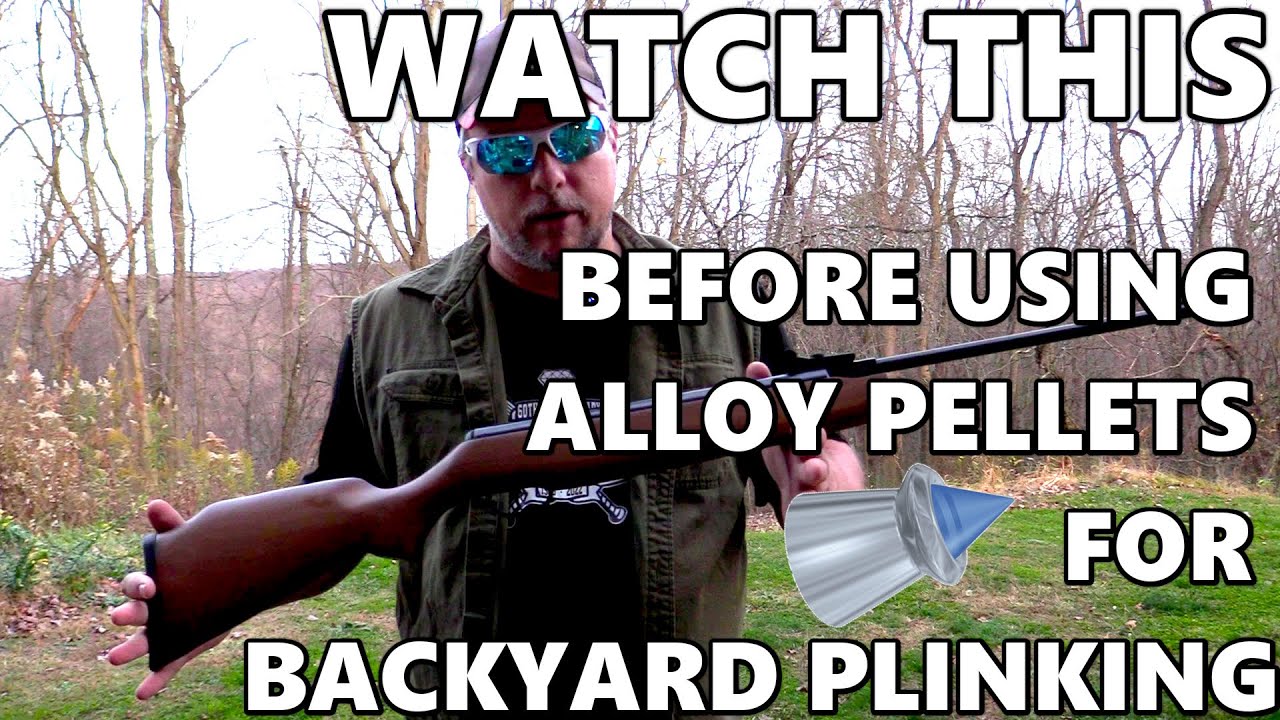 Alloy Pellets for Backyard Plinking? Watch This First - YouTube