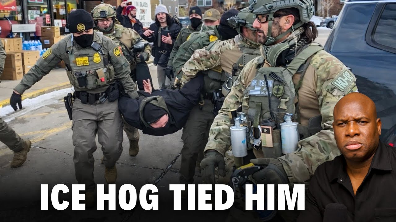 ICE Hog Tied A Man At The Gas Station And Took Him Away! - YouTube