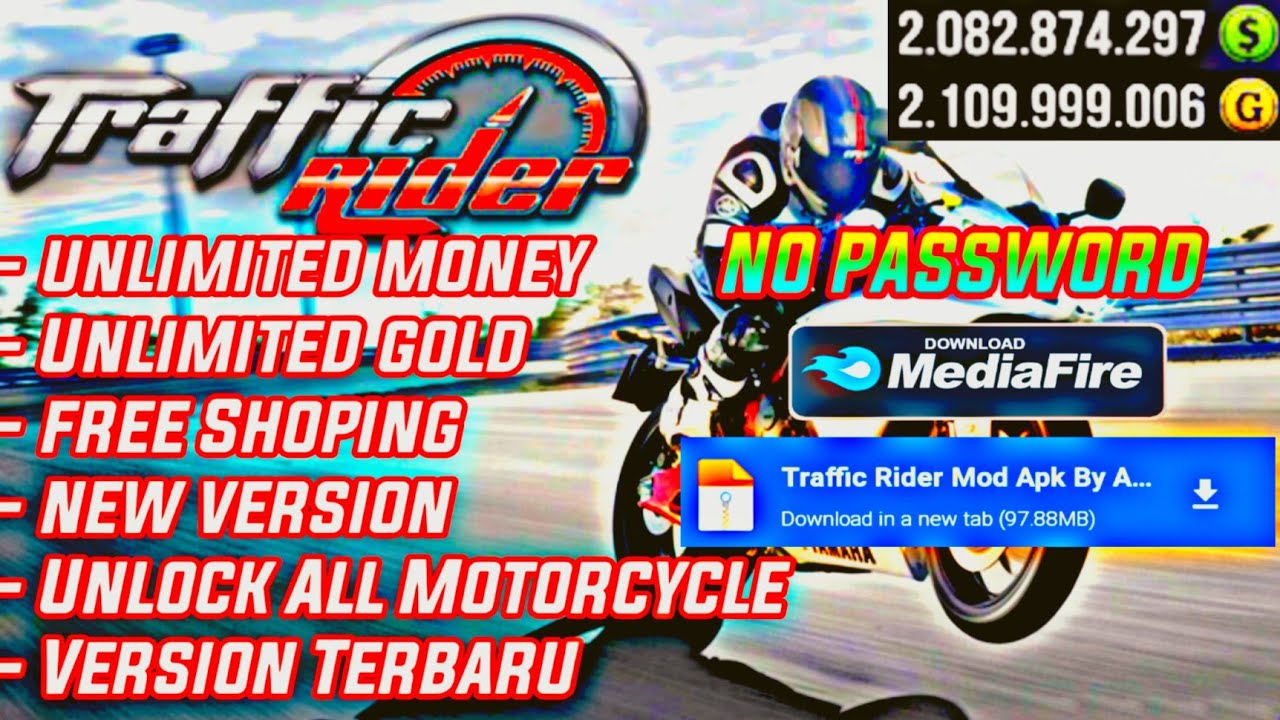 Download Traffic Rider Mod Apk Terbaru 2022 Version 1.81 Unlimited ...