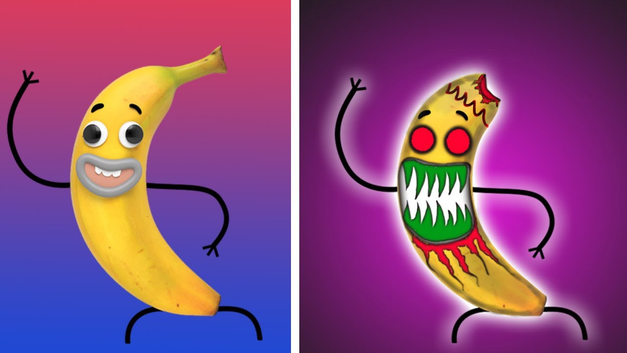 The Amazing World of Gumball BANANA JOE As Horror Version | Speed ...