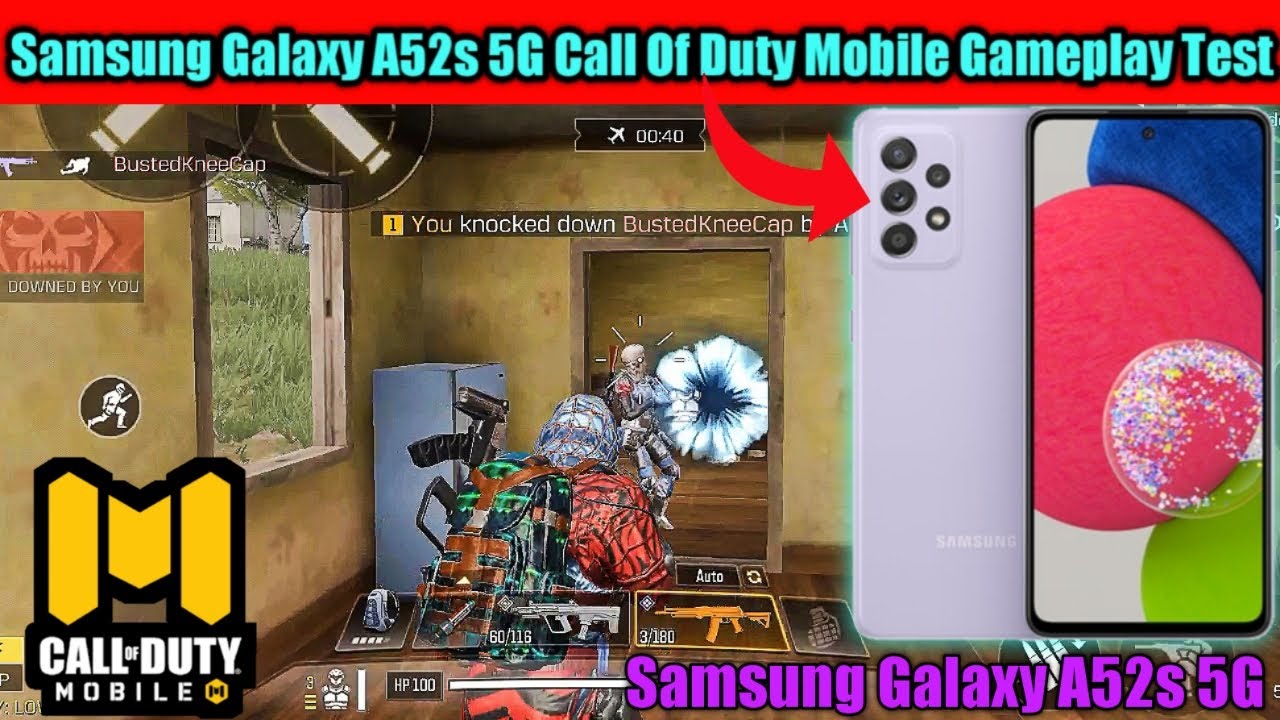 Samsung Galaxy A52s 5G Call Of Duty Mobile Gameplay Test || Samsung ...