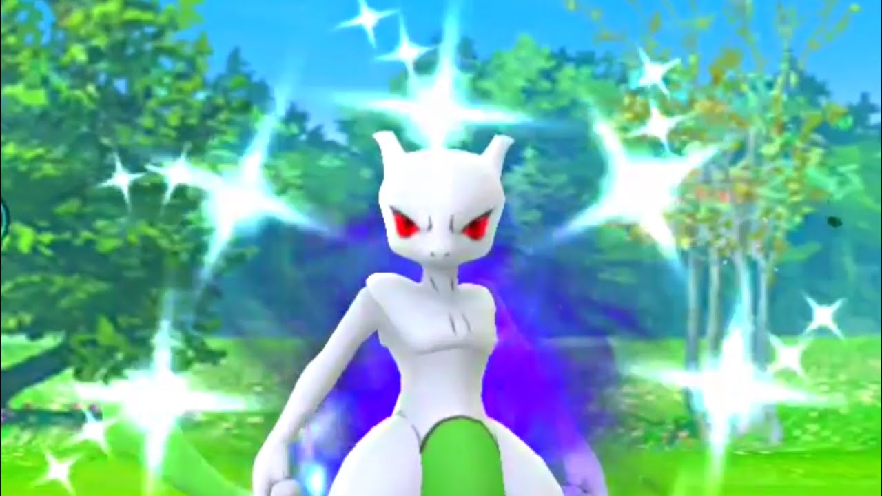 First ever Shadow Mewtwo Raid in Pokémon Go - YouTube