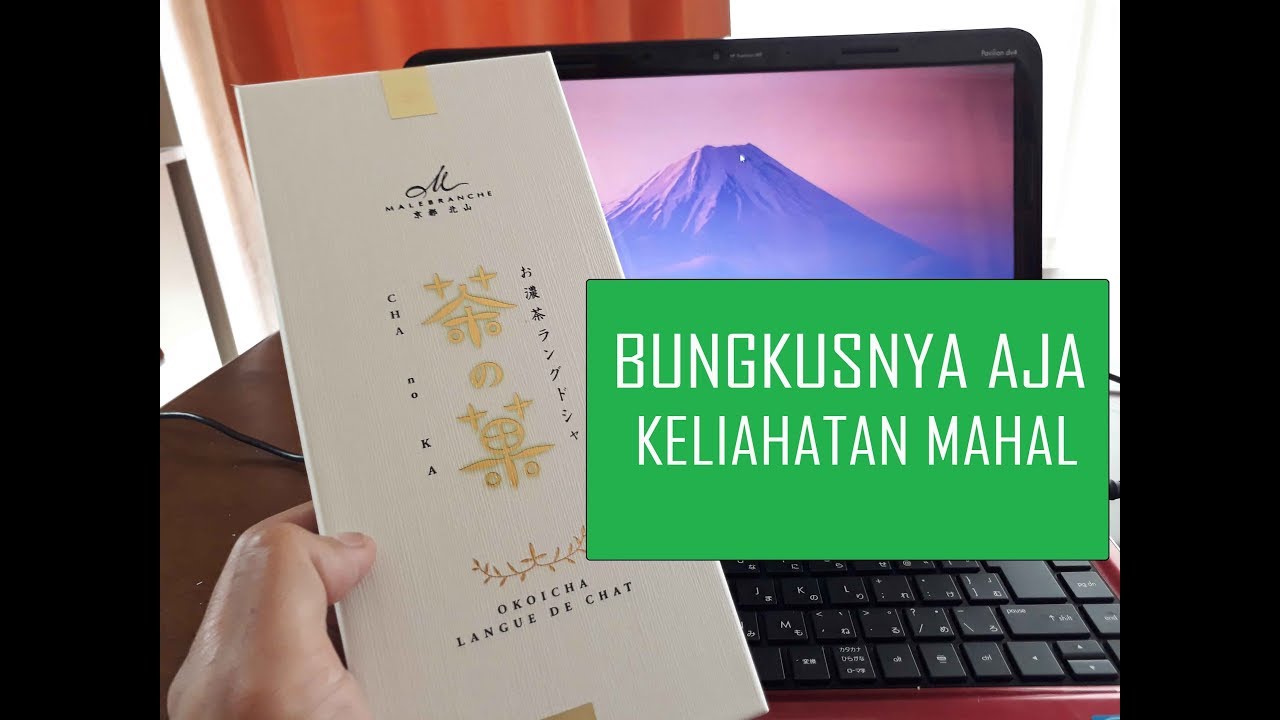 UNBOXING + REVIEW BISKUIT MATCHA DARI KYOTO (MALEBRANCHE cha no ka ...