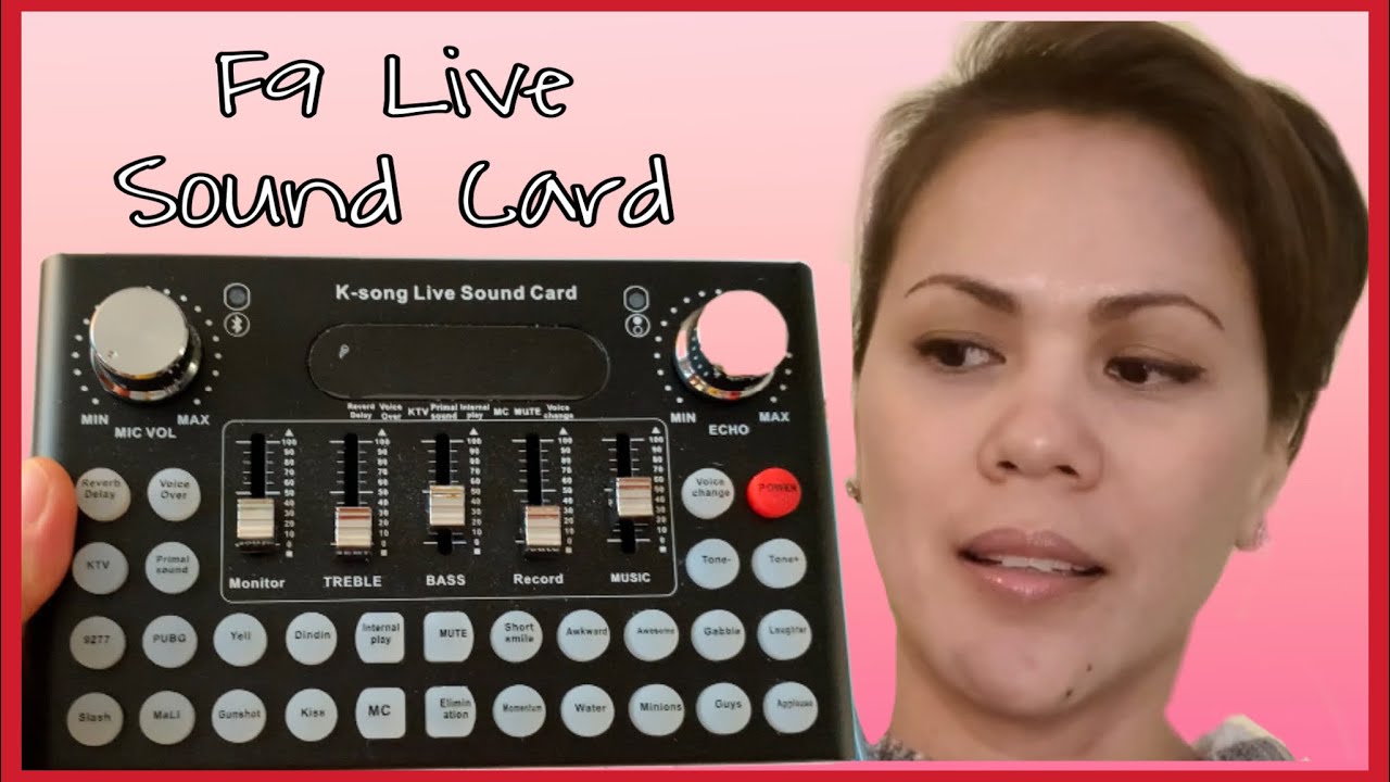 F9 Live Sound Card Unboxing & Review - YouTube