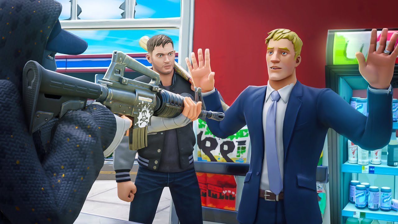 Fortnite Roleplay THE ROBBERY! Ep 2/10 (A Fortnite Short Film) Fortnite ...