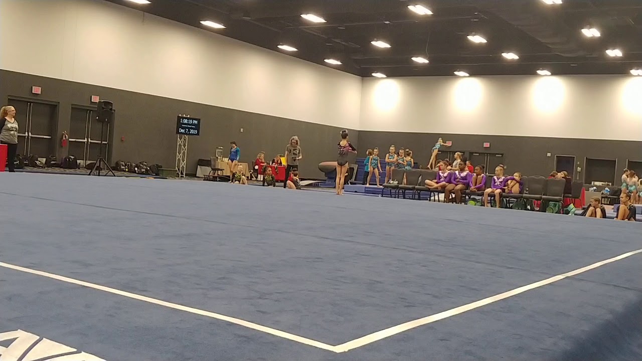 Demi Fowler 2019 secret santa crown center floor routine - YouTube