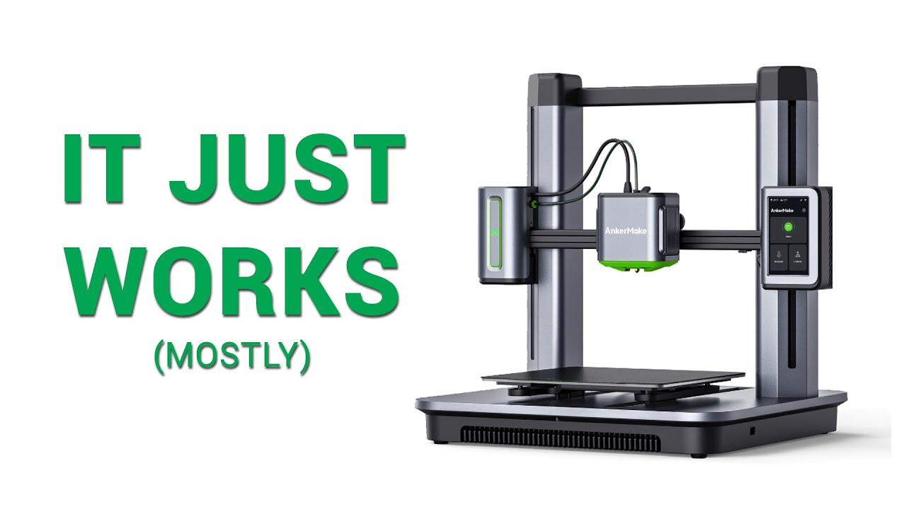 A 3D printer that just works? - AnkerMake M5 Review - YouTube