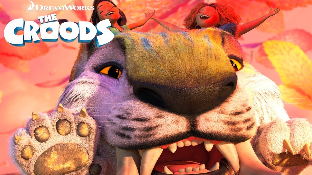 Chunky the Sabertooth Tiger 🐯 | The Croods: A New Age (2020) | Animal ...