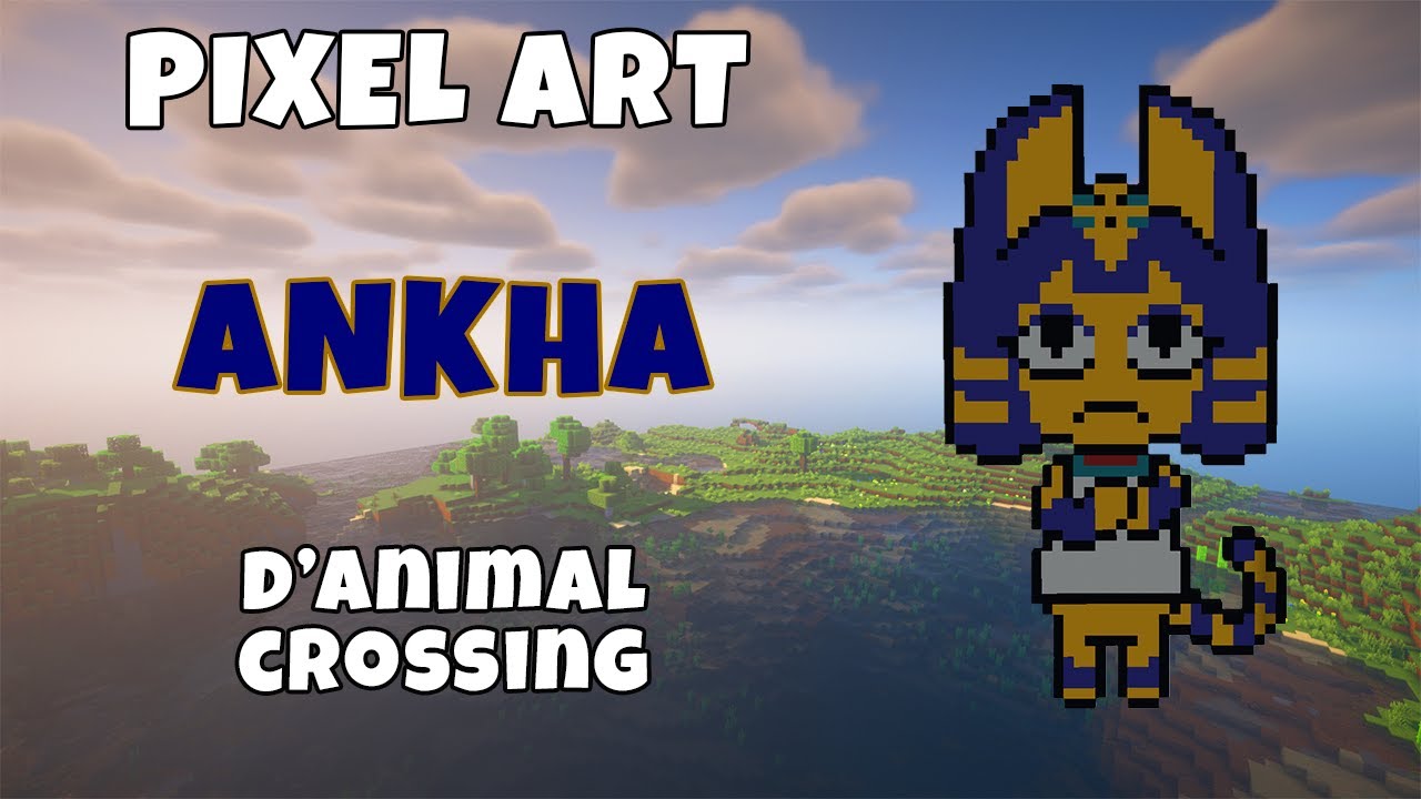 ️ [TUTO] Comment Faire Ankha d'Animal Crossing en Pixel Art sur Minecraft ️ - YouTube