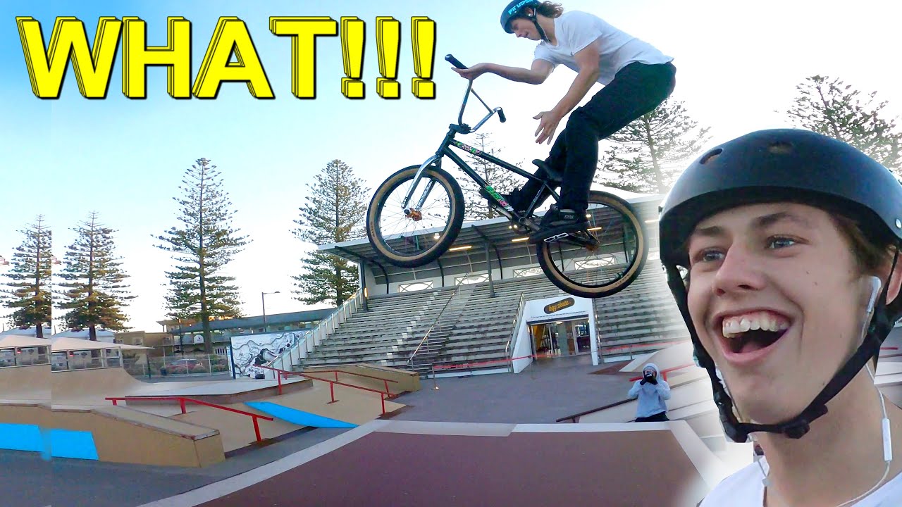 WHAT!!!!! EPIC BMX SESSION AT BAYSKATE ! - YouTube