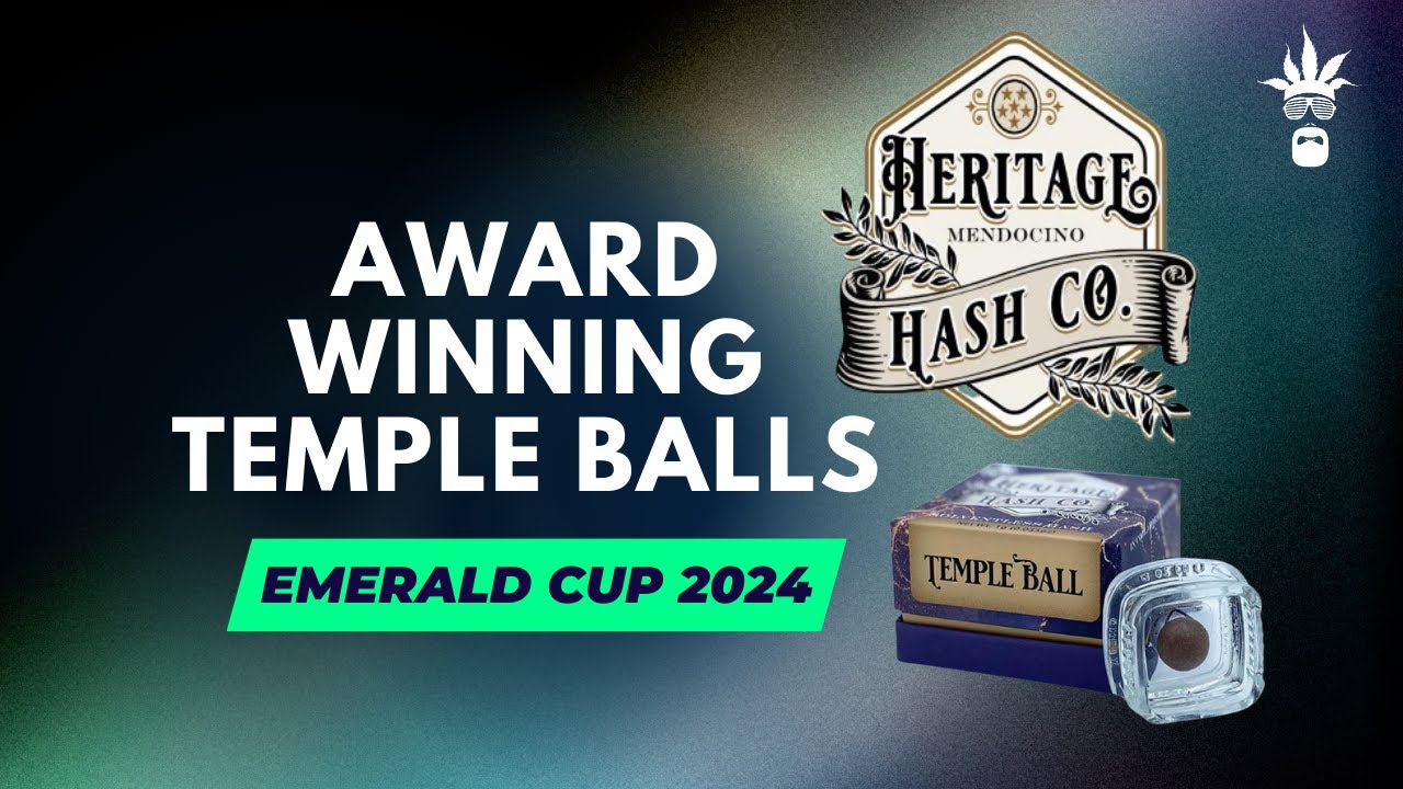 Heritage Hash Co's Heady OG Temple Balls at Emerald Cup 2024 - YouTube