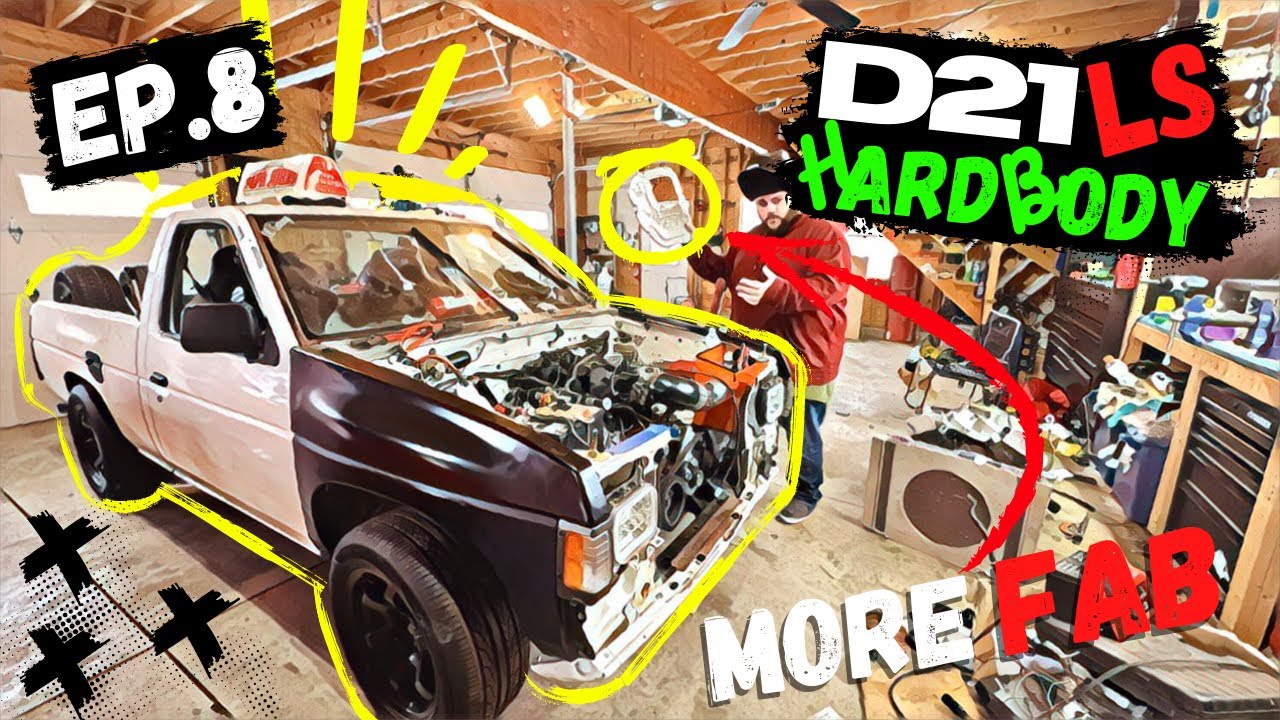 D21 Hardbody LS Swap - Tunnel Shield & Fuel Pump - YouTube