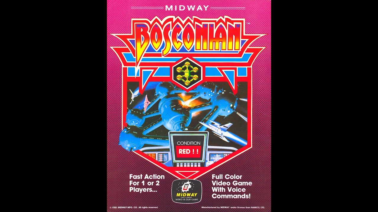 Bosconian (Arcade) Hi-Score Challenge old & new versions [60FPS] - YouTube