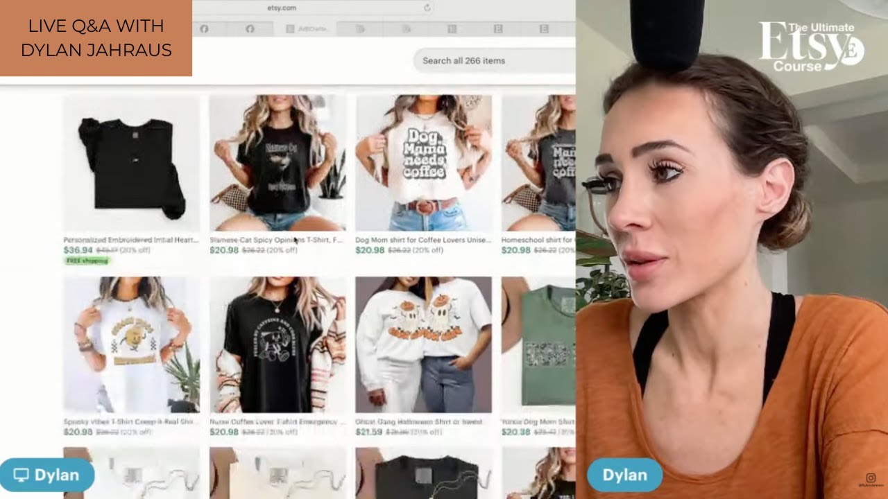 Live Etsy Q&A + Free Shop Audit: Get Personalized Advice from Dylan ...