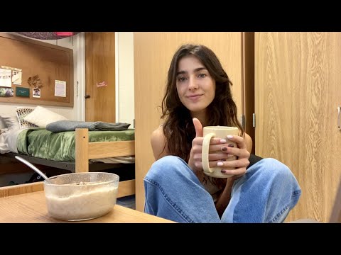 my morning routine as a college student (sometimes)