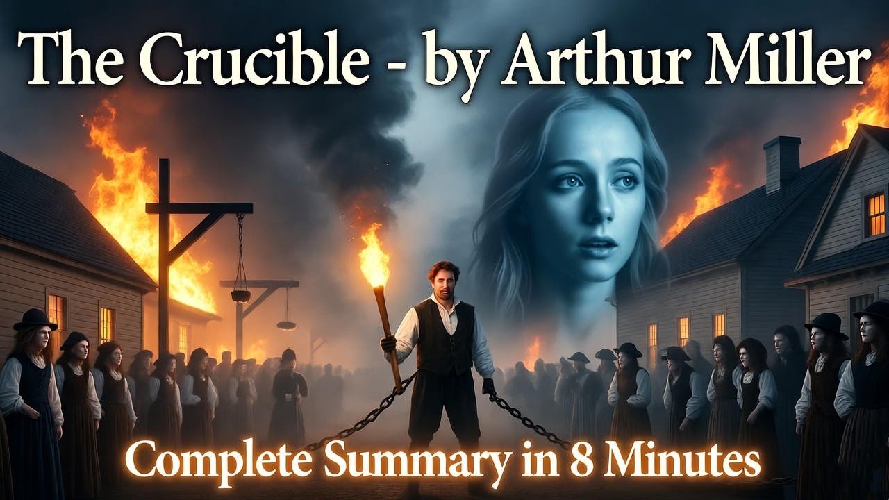 The Crucible by Arthur Miller | Full Summary - YouTube