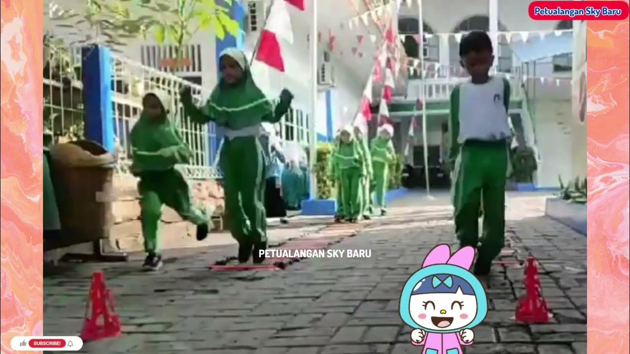 PJOK SD kelas 1 || Praktek Melompat - YouTube