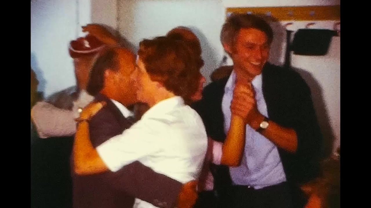 Men and woman dancing at birthday party, 1982 - YouTube