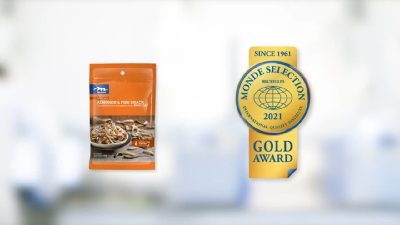 Spicy Mix Almonds & Fish Snack (100g) | Gold Award Monde Selection 2021 ...