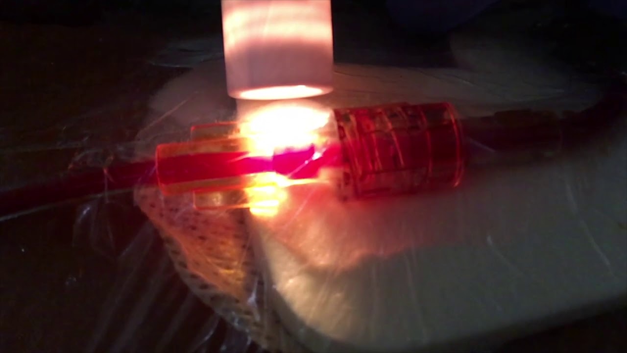 ECMO blood flow in distal perfusion circuit - YouTube