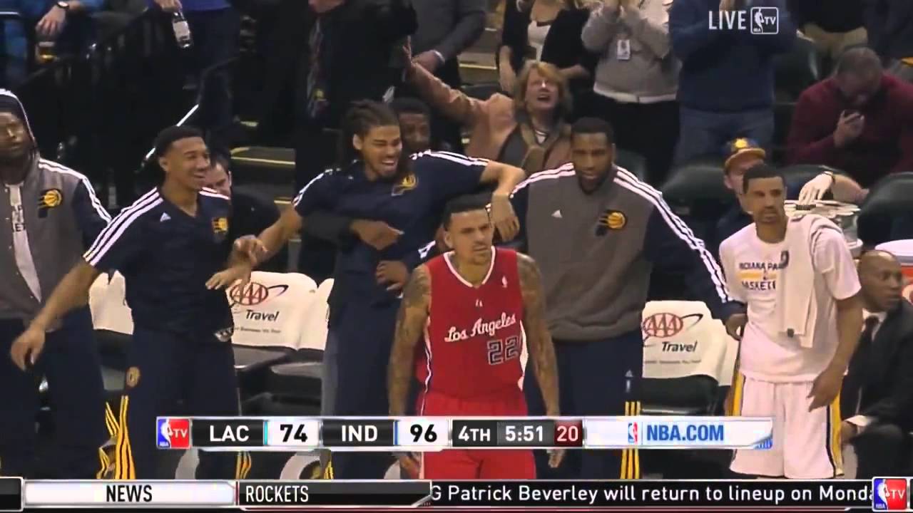 Paul George 360° Dunk vs Clippers January 18, 2014 - YouTube