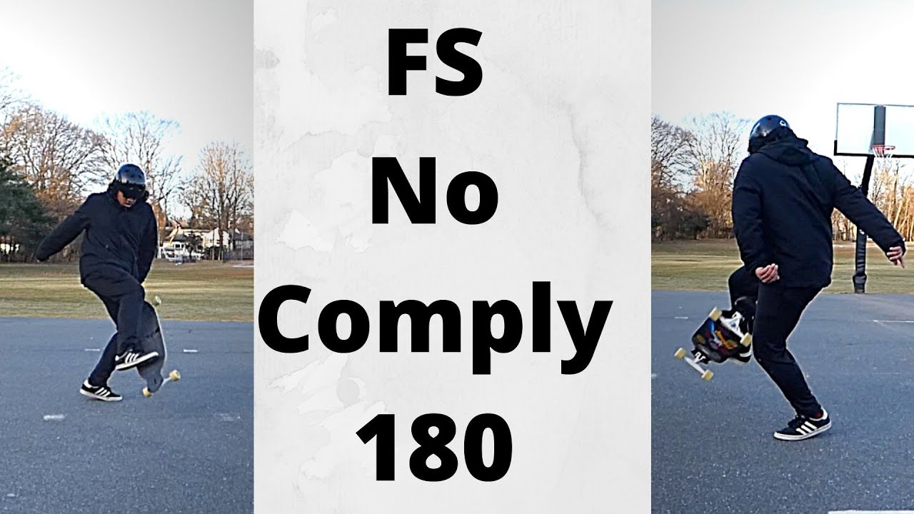 How to No comply 180 - YouTube