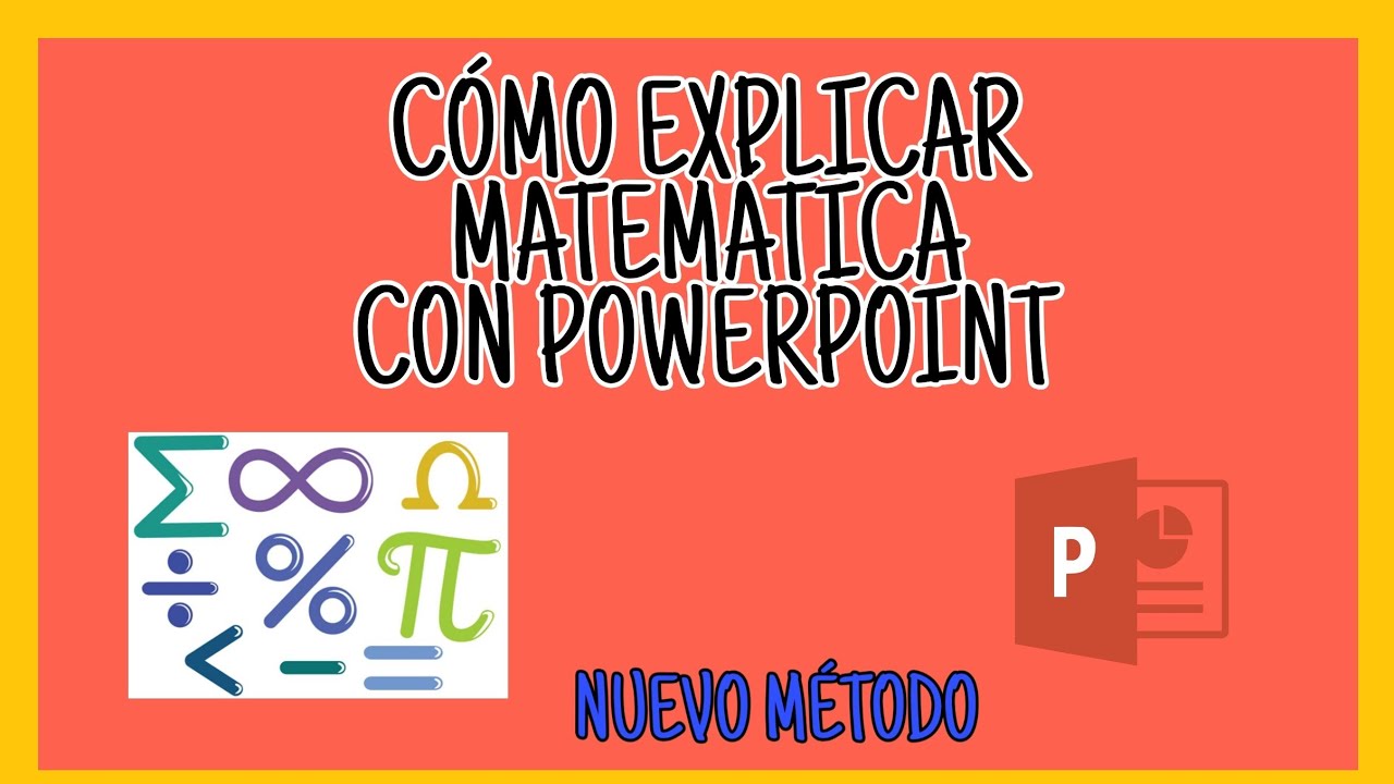 Cómo explicar o enseñar matemáticas y otras áreas con Powerpoint ☑️ ...