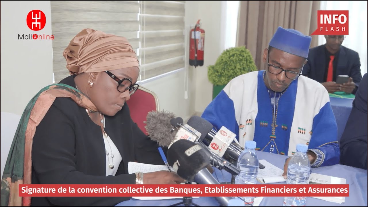 SIGNATURE DE LA CONVENTION COLLECTIVE DES BANQUES, ETABLISSEMENTS ...