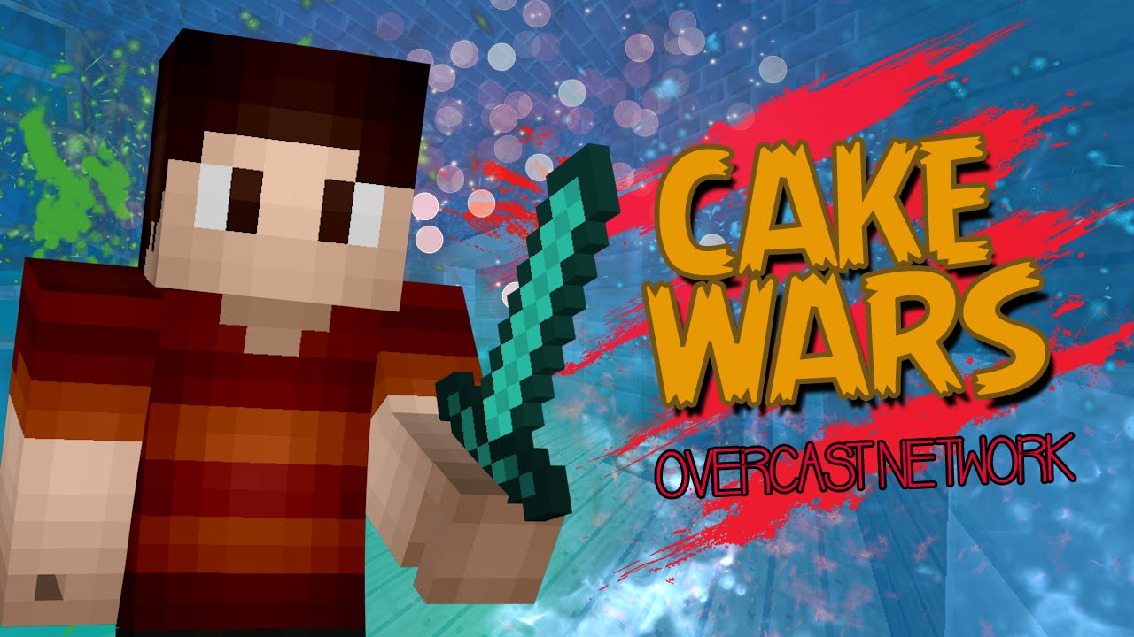 CAKE WARS | OVERCAST NETWORK FUN | MINECRAFT - YouTube