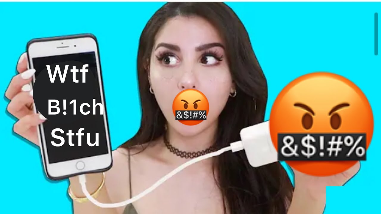I Made SSSniperwolf Say WORST BAD WORDS YouTube
