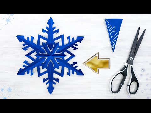 Kendin Yap Kağıttan Çarpıcı Bir Kar Tanesi Nasıl Yapılır