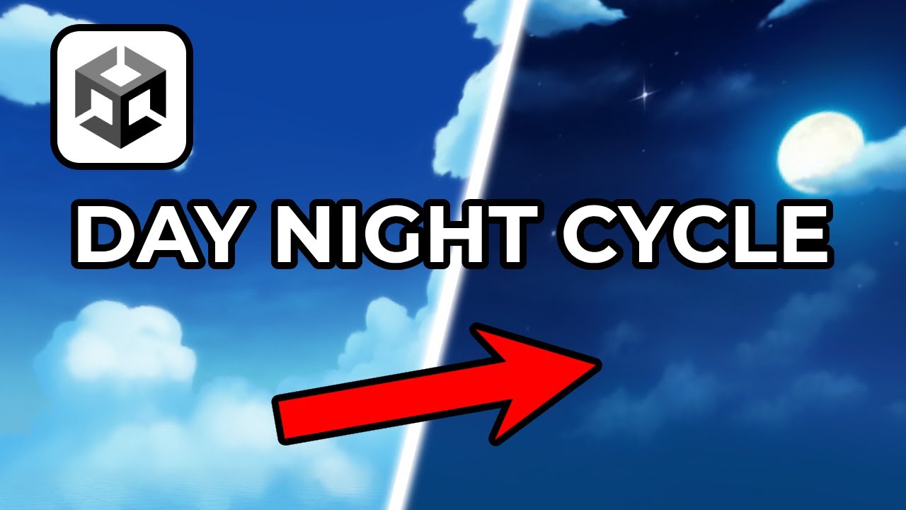 How To Make Simple Day/Night Cycle In Unity - YouTube