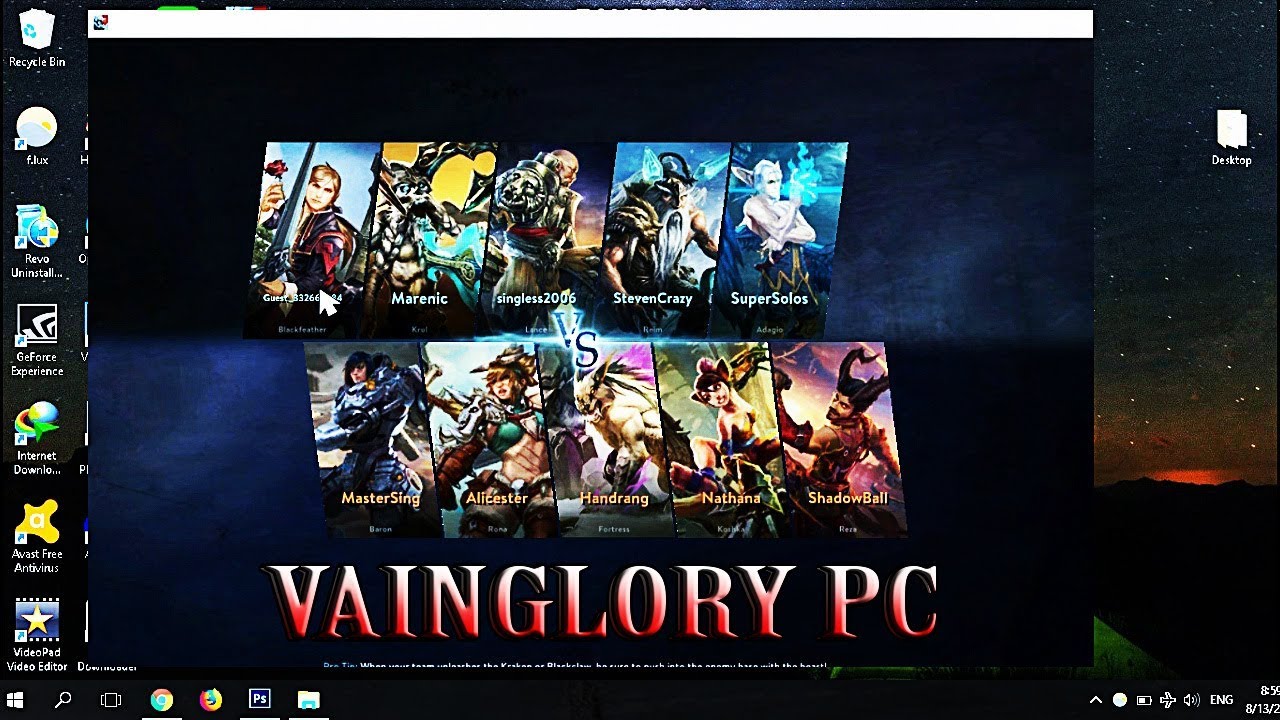 Vainglory PC Gameplay Moba 2018 - YouTube