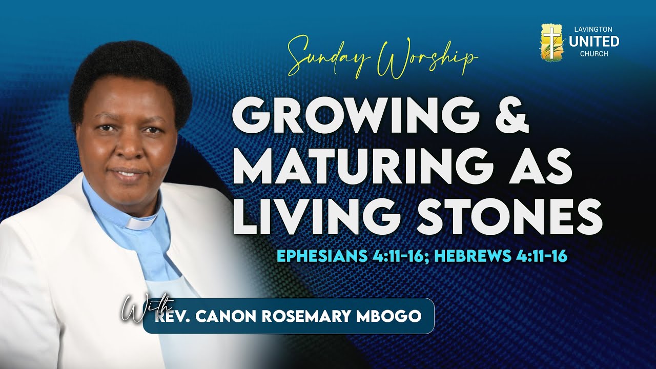 GROWING & MATURING AS LIVING STONES | 23rd June 2024 - YouTube
