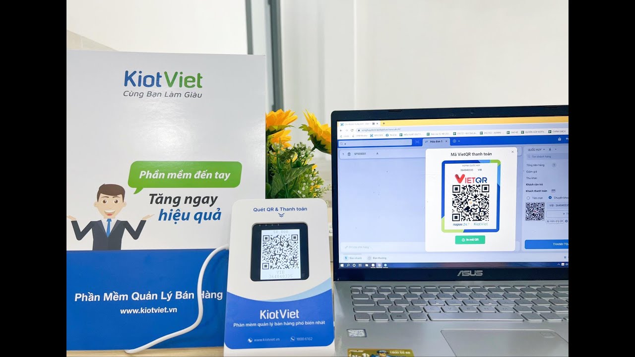 Tính năng quét QR Code thanh toán trên phần mềm KiotViet | Mr Quản ...