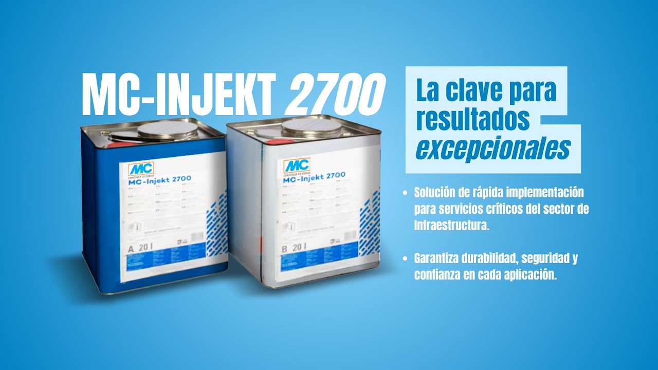 MC SOLUCIONA - MC-INJEKT 2700 - TUNNEL LINER - YouTube