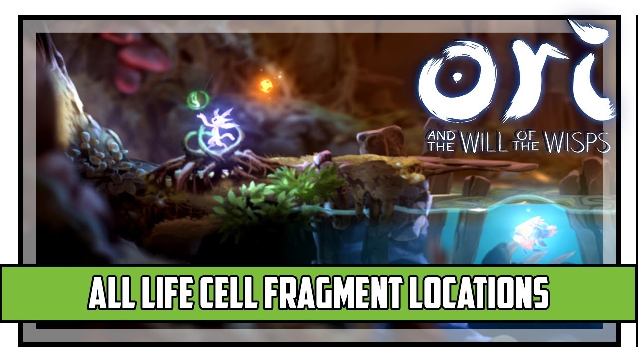 Ori and the Will of the Wisps All Life Cell Fragment Locations Healthy ...