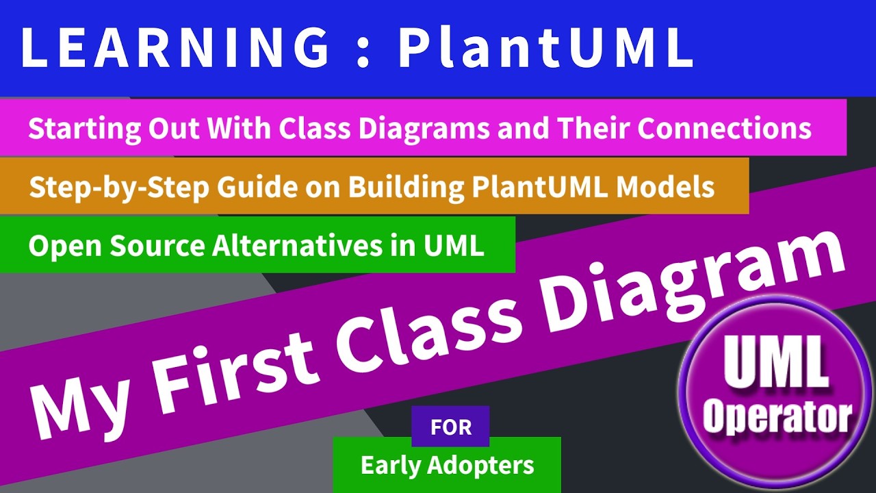 My First Class Diagram in PlantUML - YouTube