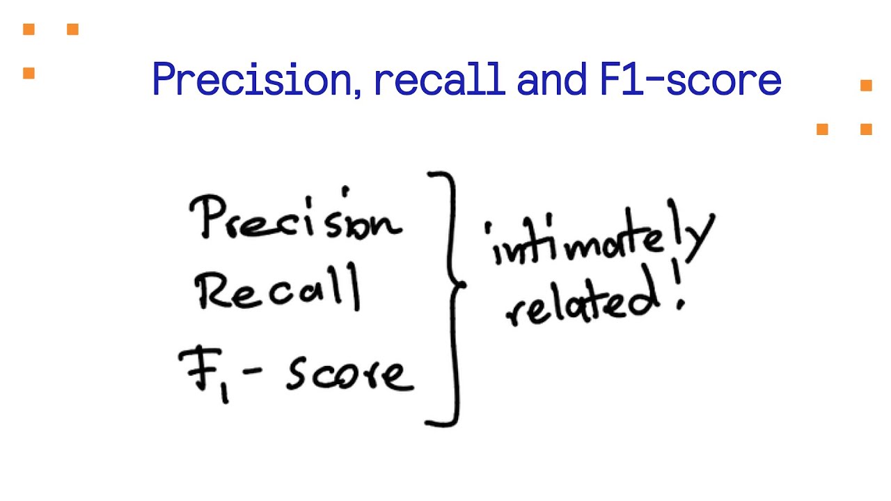 Precision, recall and F1-score - YouTube