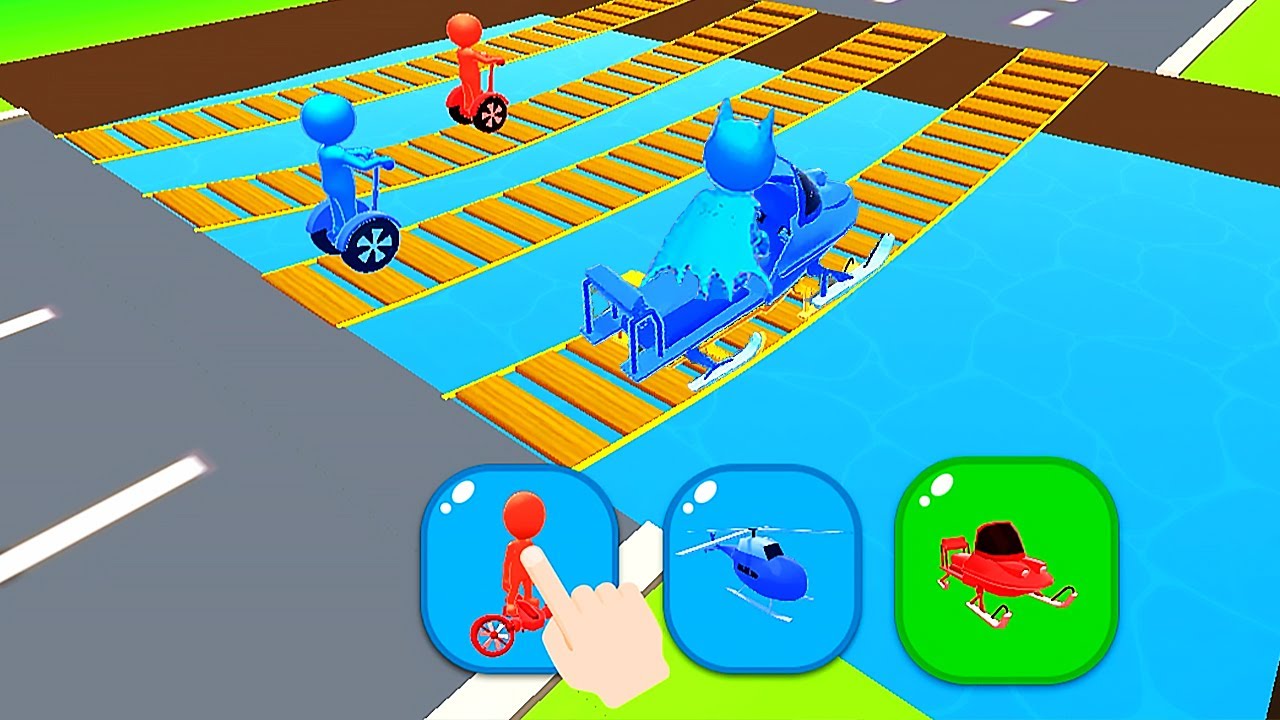 FUNNY GAMES - SHAPE SHIFTING RUN All Levels Gameplay Walkthrough ...