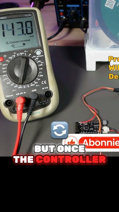 ESP32 Power Consumption: Normal Mode vs. Deep Sleep Mode - YouTube