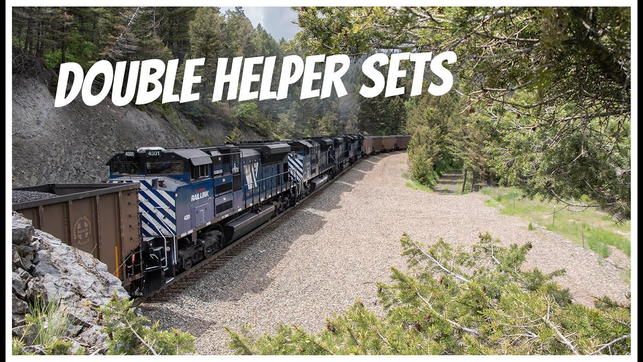 [4K] Double Helpers, Amazing Scenery, and More on MRL's Mullan Pass - YouTube