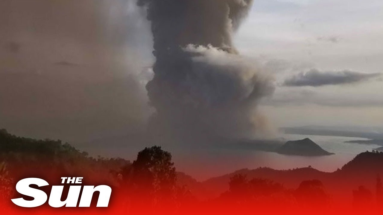 Philippines Taal volcano eruption - LIVE - YouTube